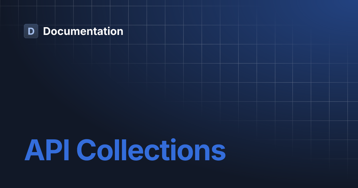 Api Collections Documentation 3161