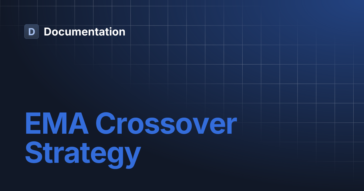 EMA Crossover Strategy | Documentation