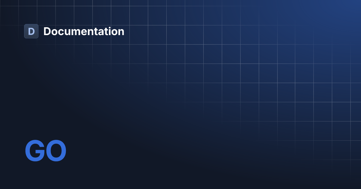 GO | Documentation